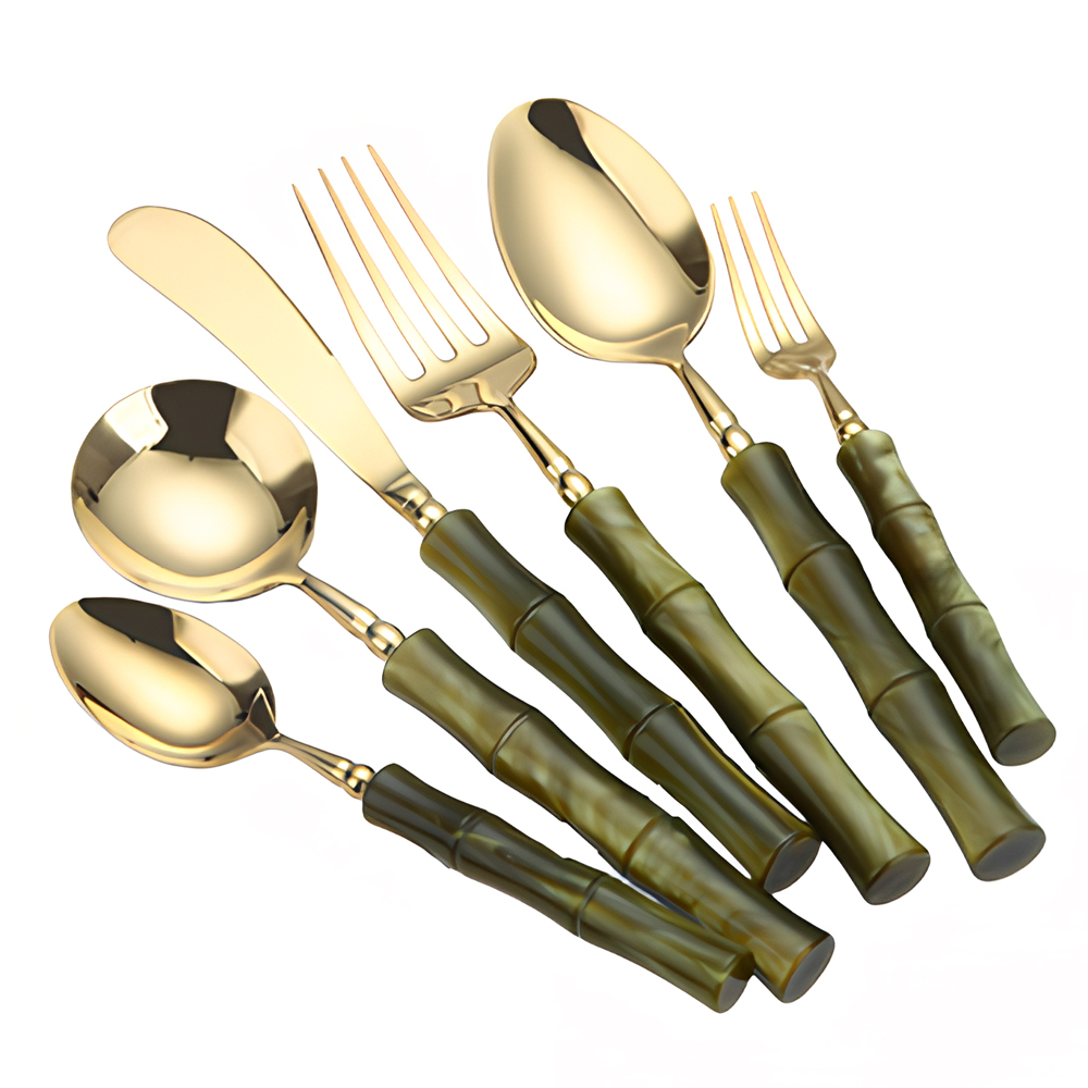 Wholesale Acrylic handle cutlery set factory and manufacturers | Liou